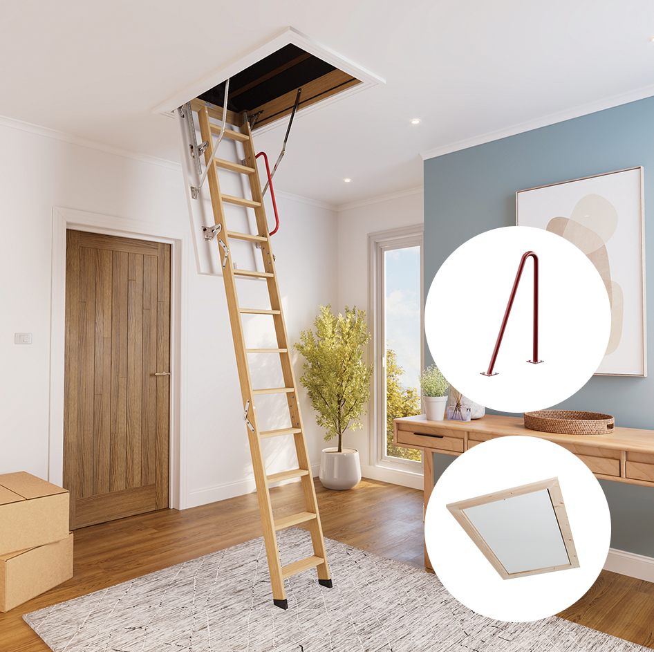 Family Access Loft Ladder Bundle | Keylite Roof Windows